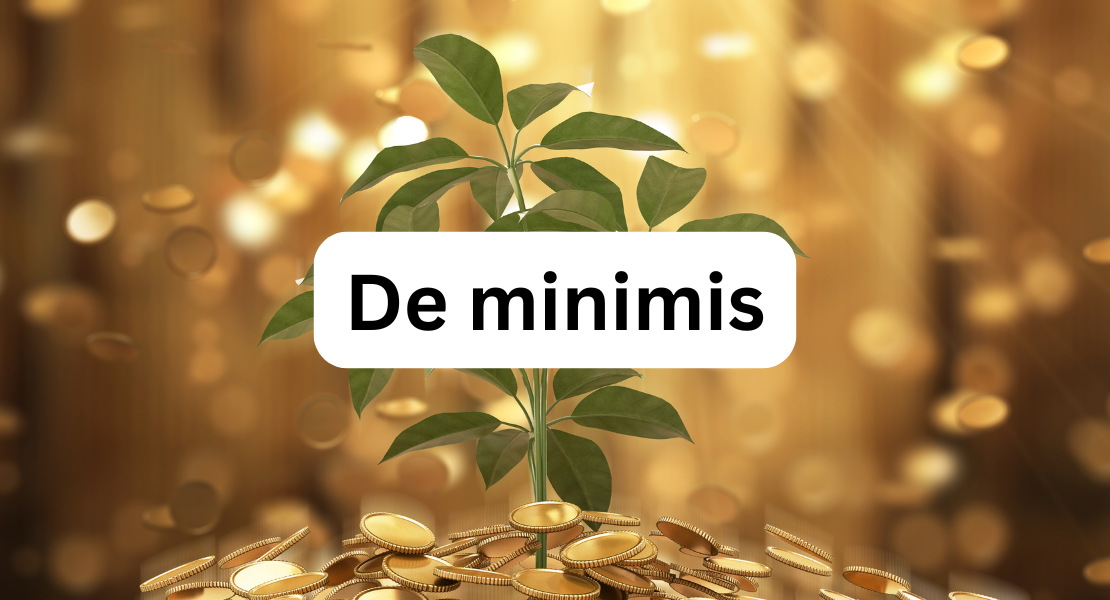 ΑΠΟ Μ.ΤΕΤΑΡΤΗ Η ΠΛΗΡΩΜΗ de minimis - ΓΕΩΤΕΧΝΙΚΗ